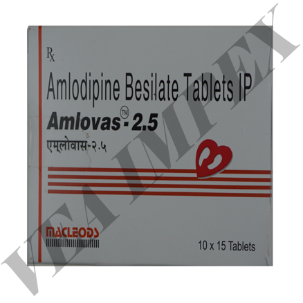 AMLOVAS 2.5 (Amlodipine) - VEA Impex
