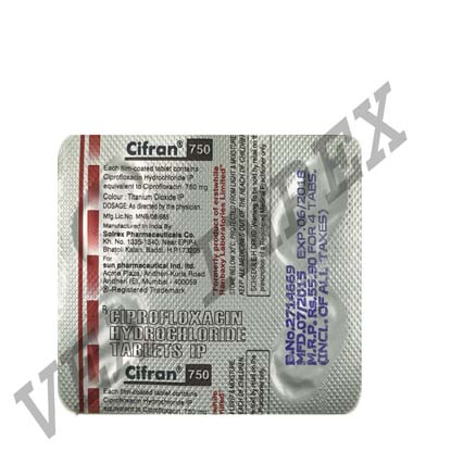CIFRAN 750Mg(Ciprofloxacin) - VEA Impex