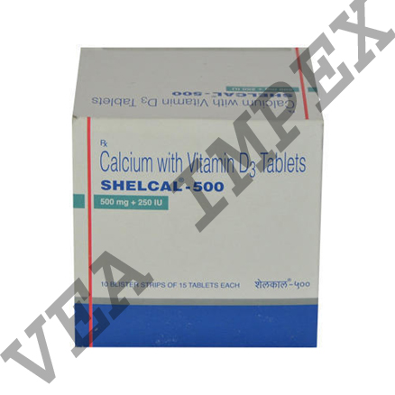 SHELCAL 500 (Calcium & Vit D3) - VEA Impex