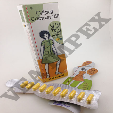 SLIM TRIM ACTIVE CAPSULES 120Mg(Orlistat 120mg) - VEA Impex
