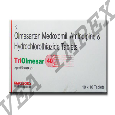 TRIOLMESAR (Olmesartan+Amlodipine+Hydrochlorothiazide) - VEA Impex