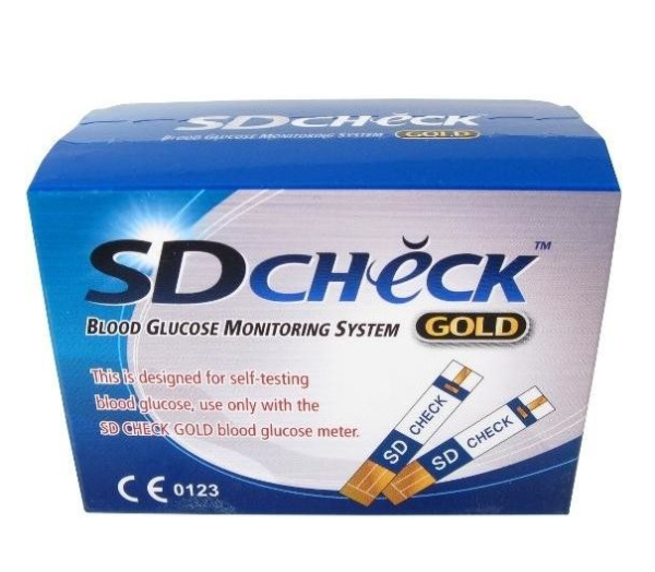 SD CHECK GOLD GLUCOMETER STRIPS - VEA Impex